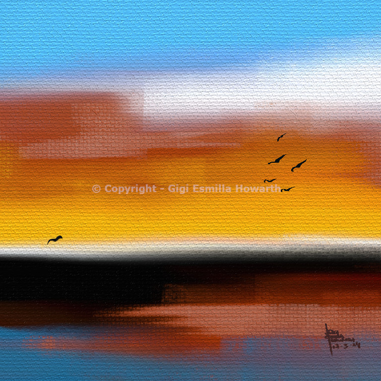 Blue Sky - Artist Gigi Esmilla Howarth